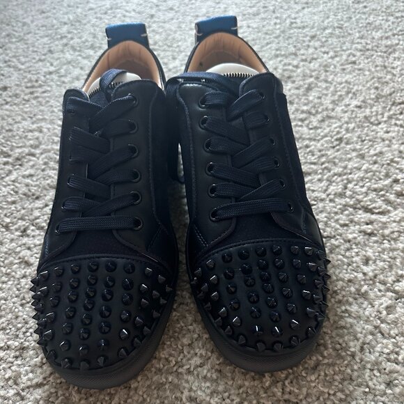 Christian Louboutin | Shoes | Blue Louis Junior Spikes | Poshmark
